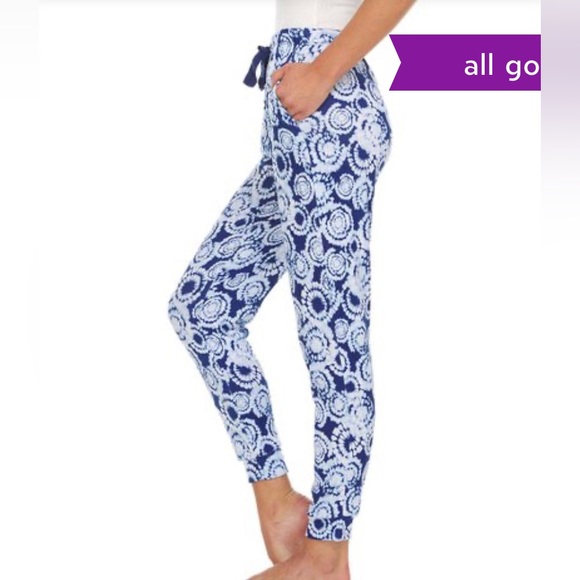 Rene Rofe | Intimates & Sleepwear | Ren Rof Blue White Tiedye Pocket ...